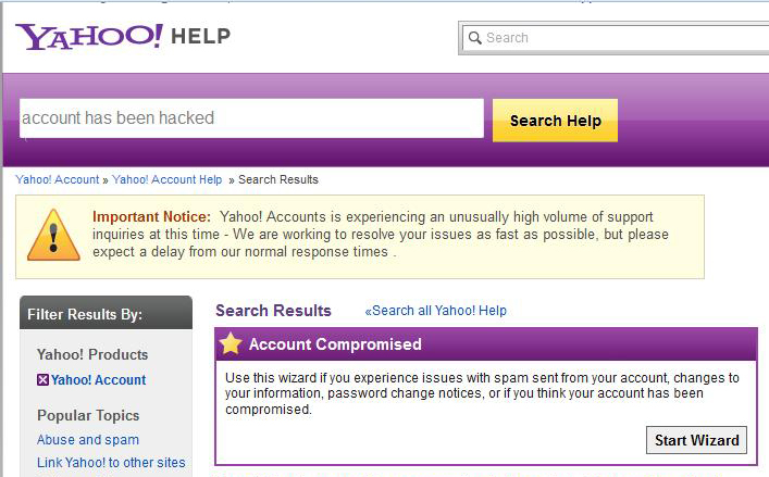 Yahoo Spam Continues to Bombard Australian Users