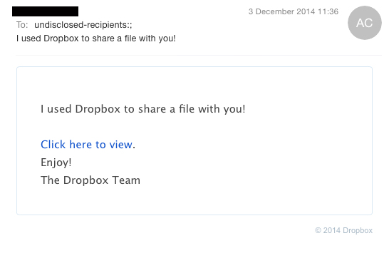 MailGuard Breaking IT News: Dropbox Phishing Email Scam