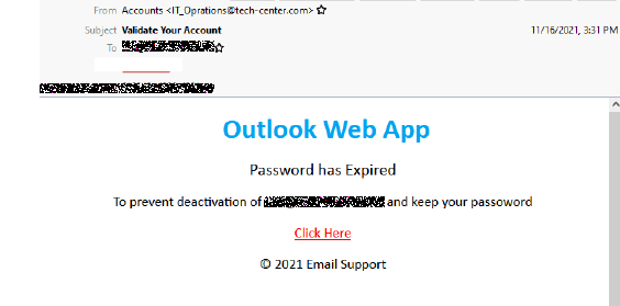 Fake 'Validate Your Account' Phishing Email Targets Outlook Users