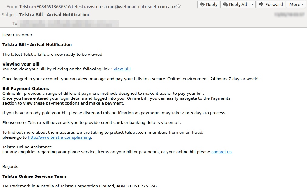 New scams target Telstra customers with phishing & malware