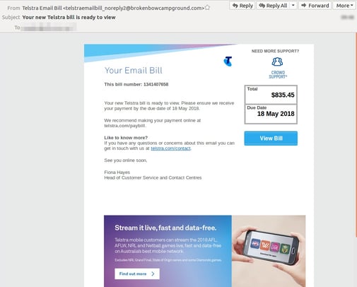 New scams target Telstra customers with phishing & malware