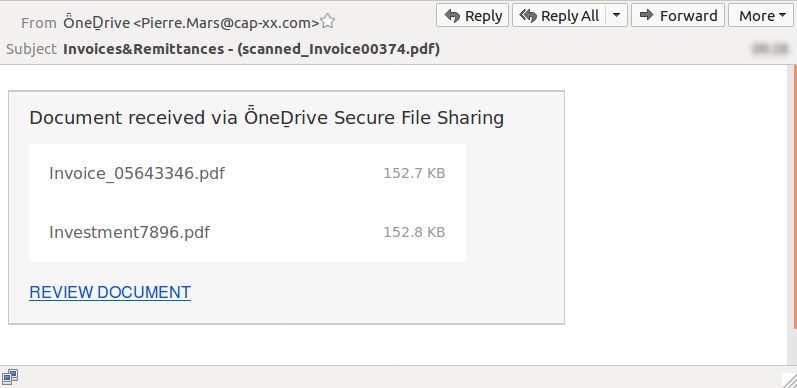 Phishing scam brandjacks OneDrive
