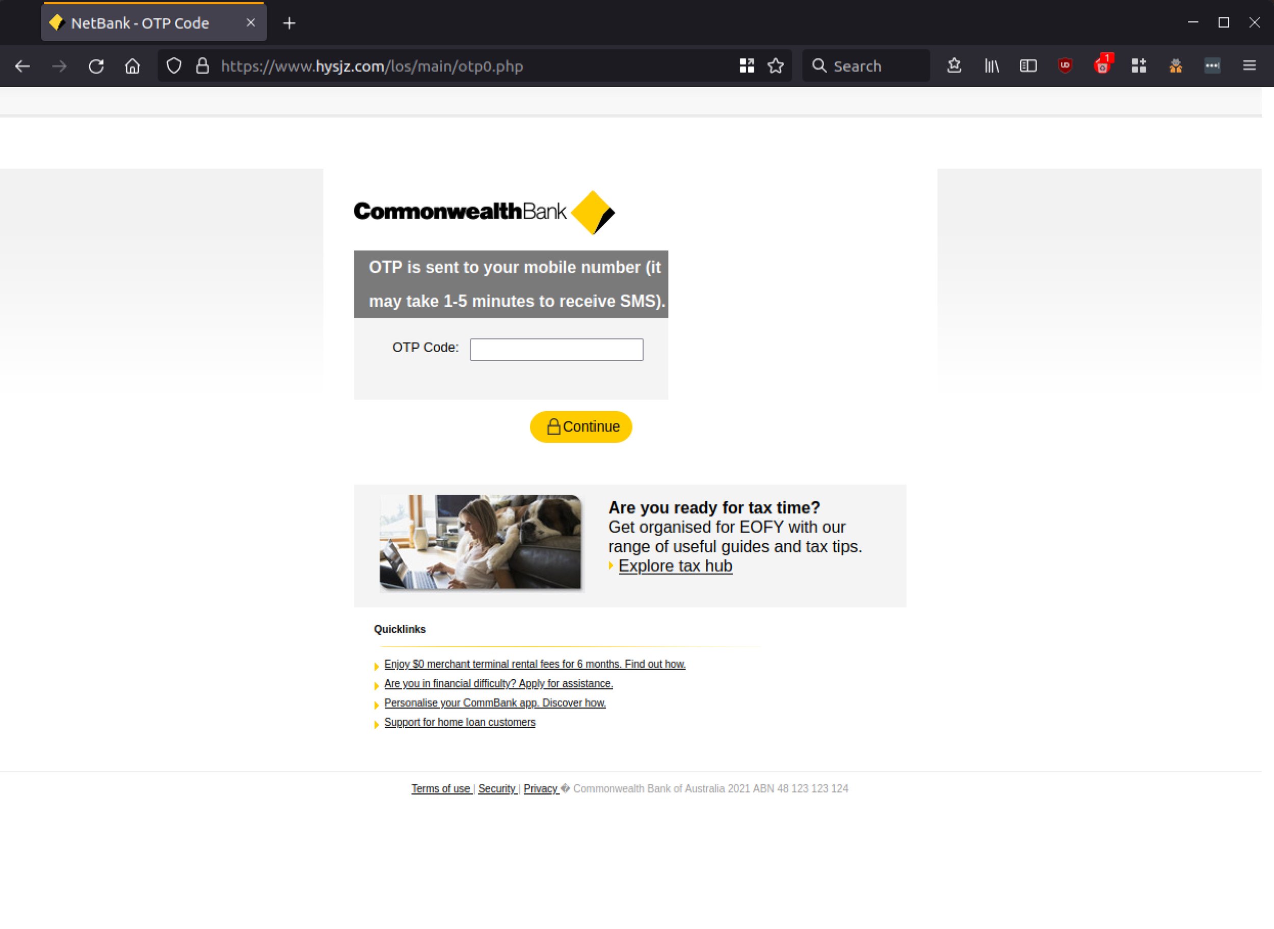 Phishing Scam Targeting Commonwealth Bank Customers Claiming “Your ...