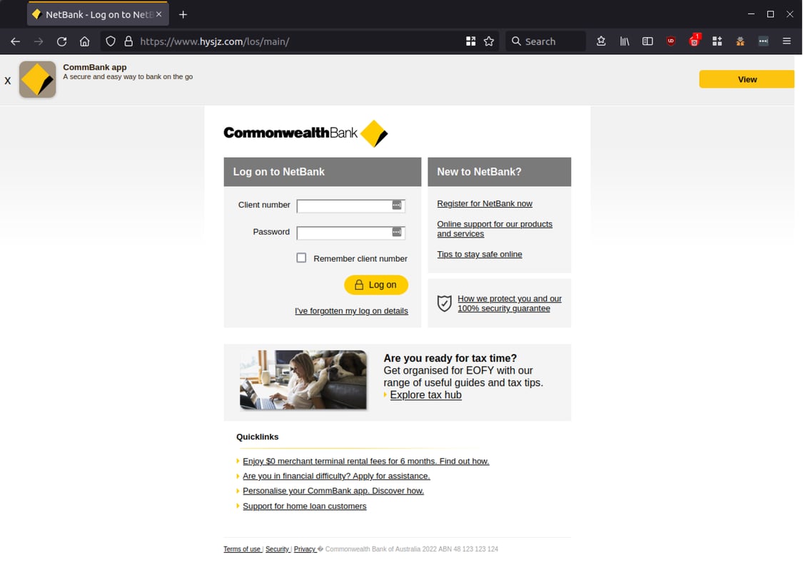 Phishing Scam Targeting Commonwealth Bank Customers Claiming “Your ...