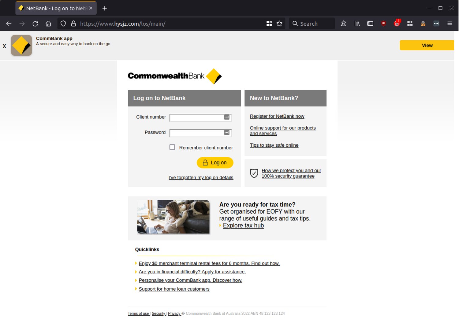 Phishing Scam Targeting Commonwealth Bank Customers Claiming “Your ...