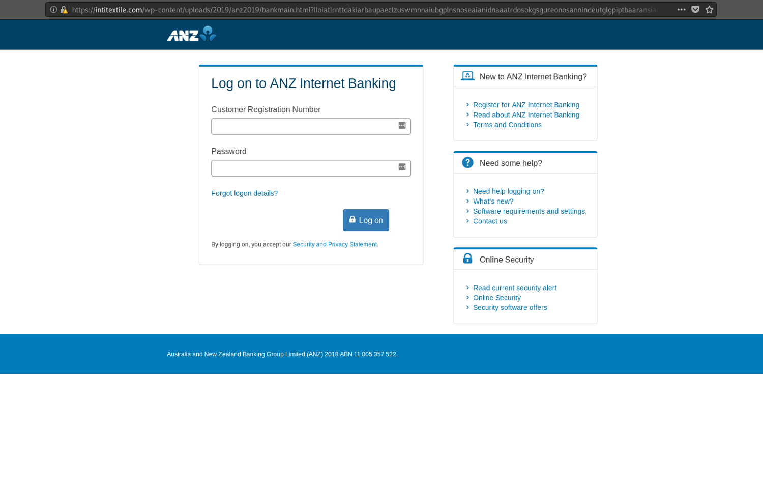 ANZ phishing email scam tells users their security challenge answers ...