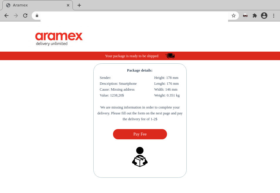 Parcel delivery scam strikes again: Phishing email impersonating Aramex claims ‘package was not ...