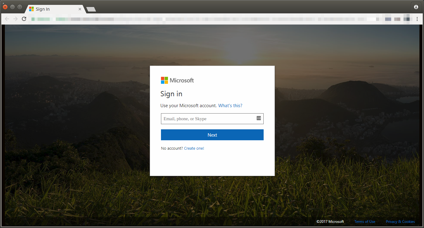 New phishing attack using fake Microsoft branding
