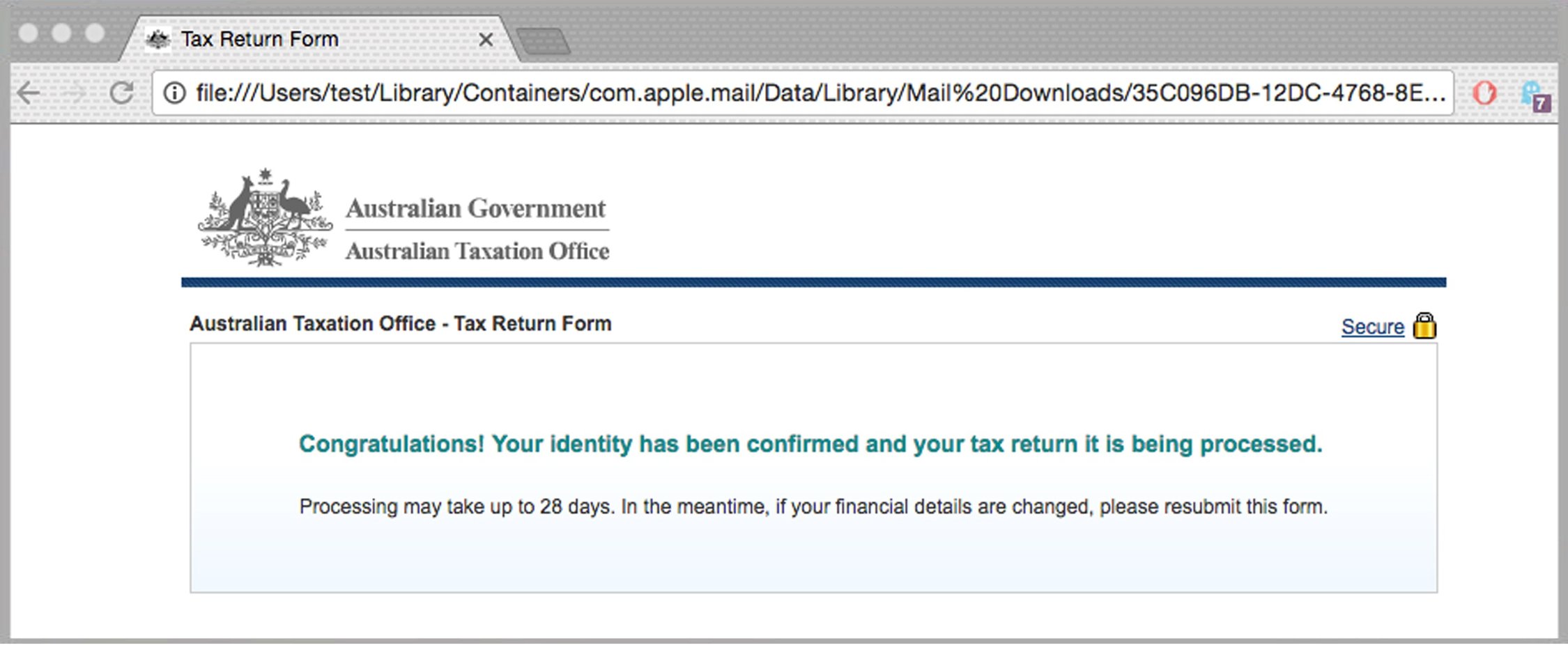 Breaking: Fake ATO phishing scam uses tax return to lure victims