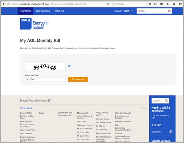 Another massive AGL paperless invoice scam email doing the rounds this week