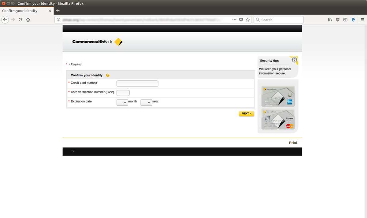 CommBank Brandjacked by Cybercriminals