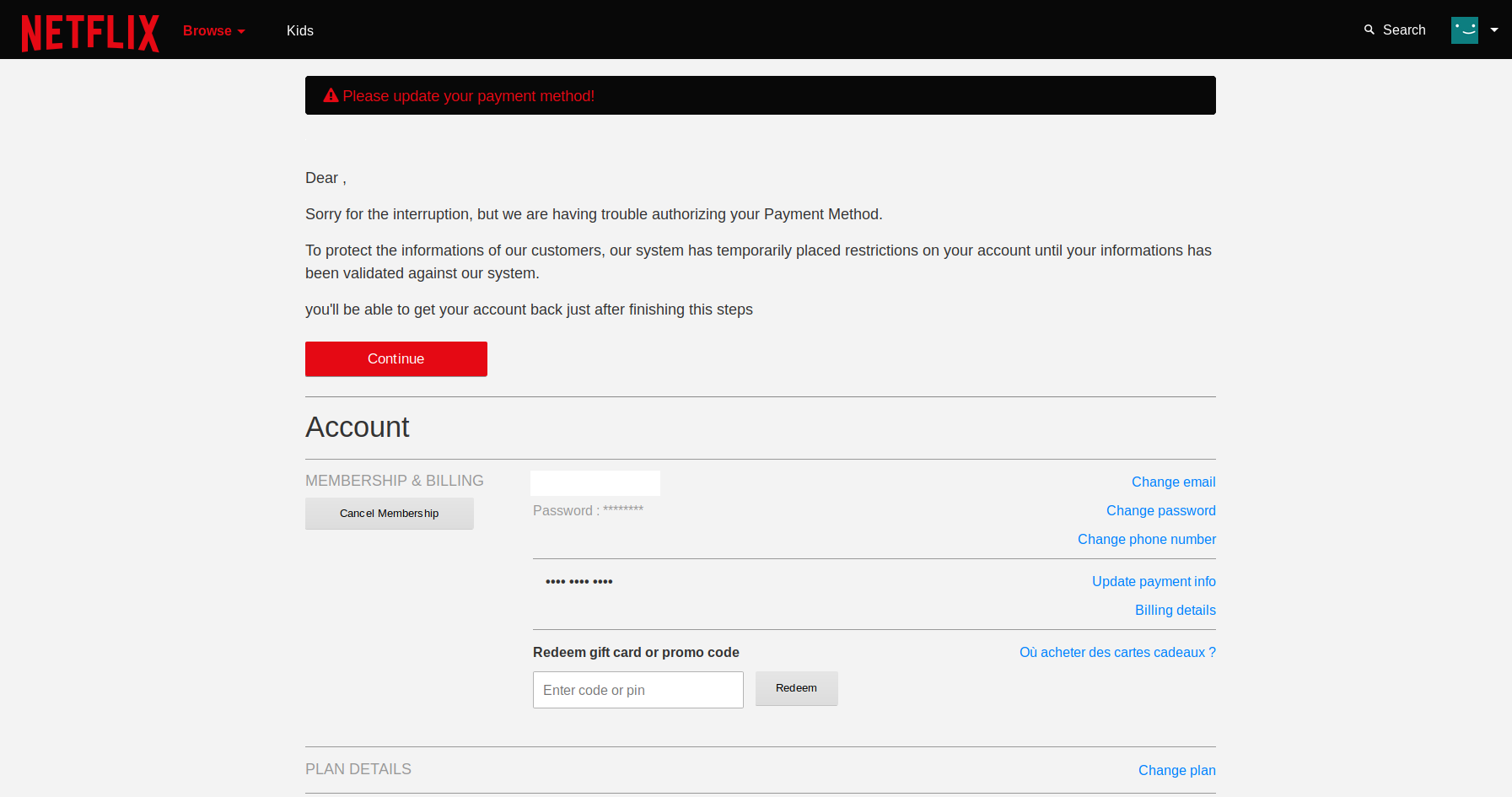 ‘Account suspended’ email spoofs Netflix, delivers phishing attack