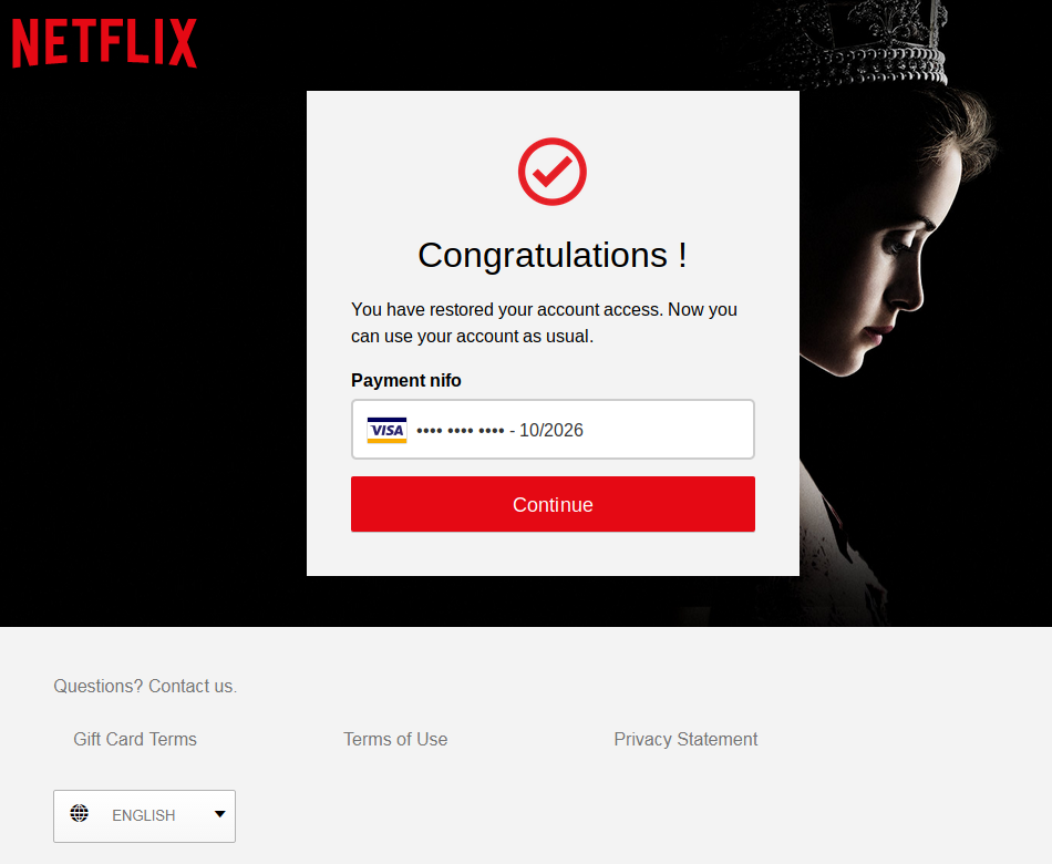 ‘Account suspended’ email spoofs Netflix, delivers phishing attack