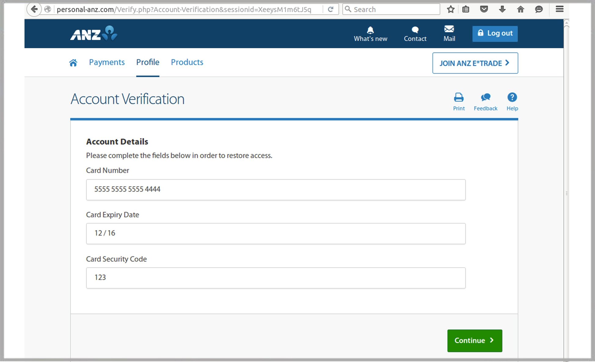 Cyber Criminals Register New Domains To Impersonate ANZ Bank