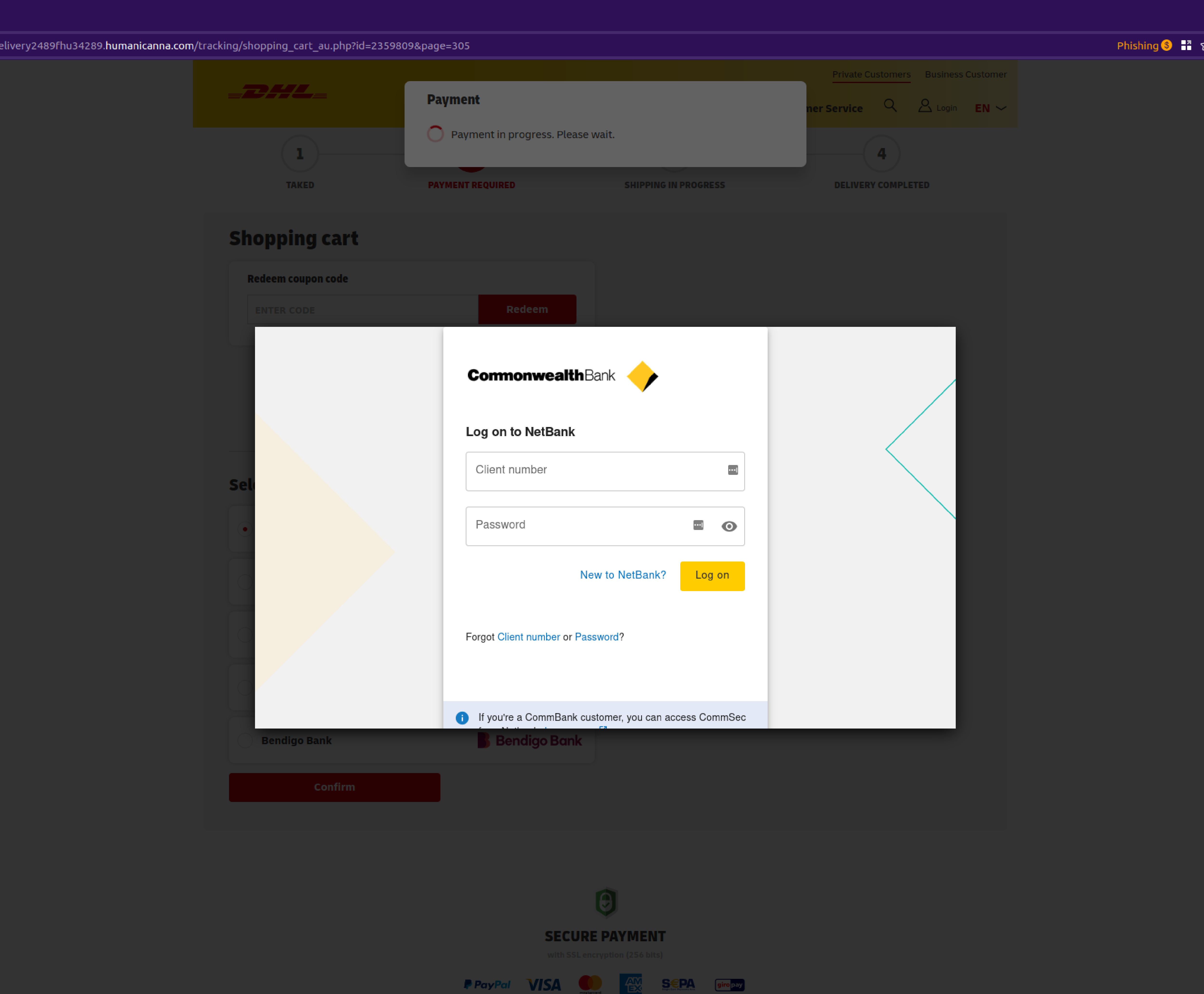 Be Alert for Phishy Catch.com.au Order Shipping Emails