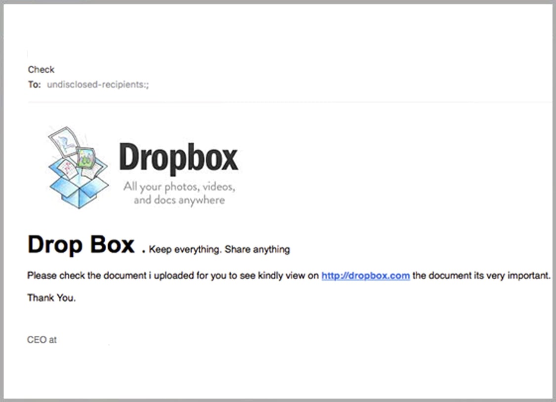 Financial services CEO’s contacts targeted in new Dropbox spear ...
