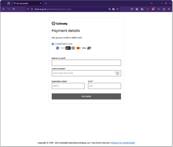 Phishing Scam Spoofs GoDaddy Billing Alert