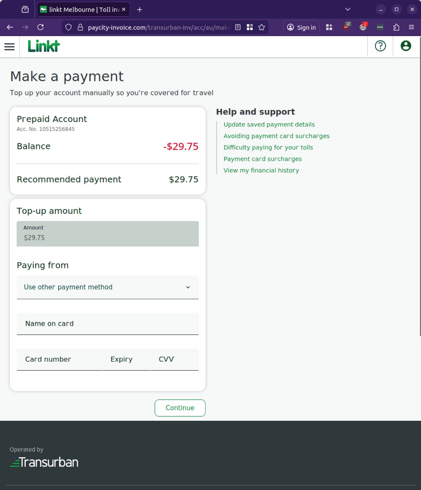 Linkt “Overdue Final Toll Invoice” phishing scam