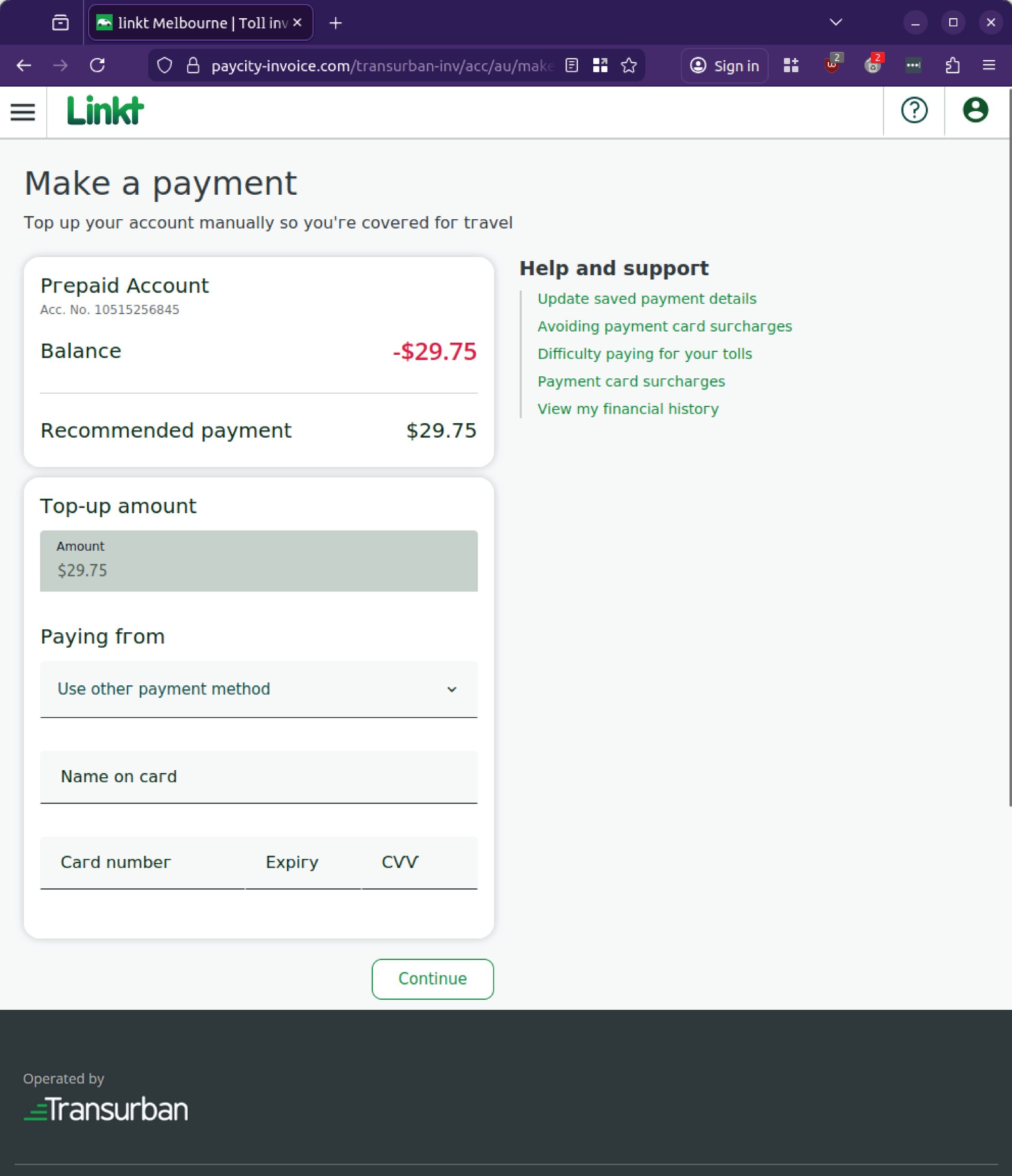 Linkt “Overdue Final Toll Invoice” phishing scam