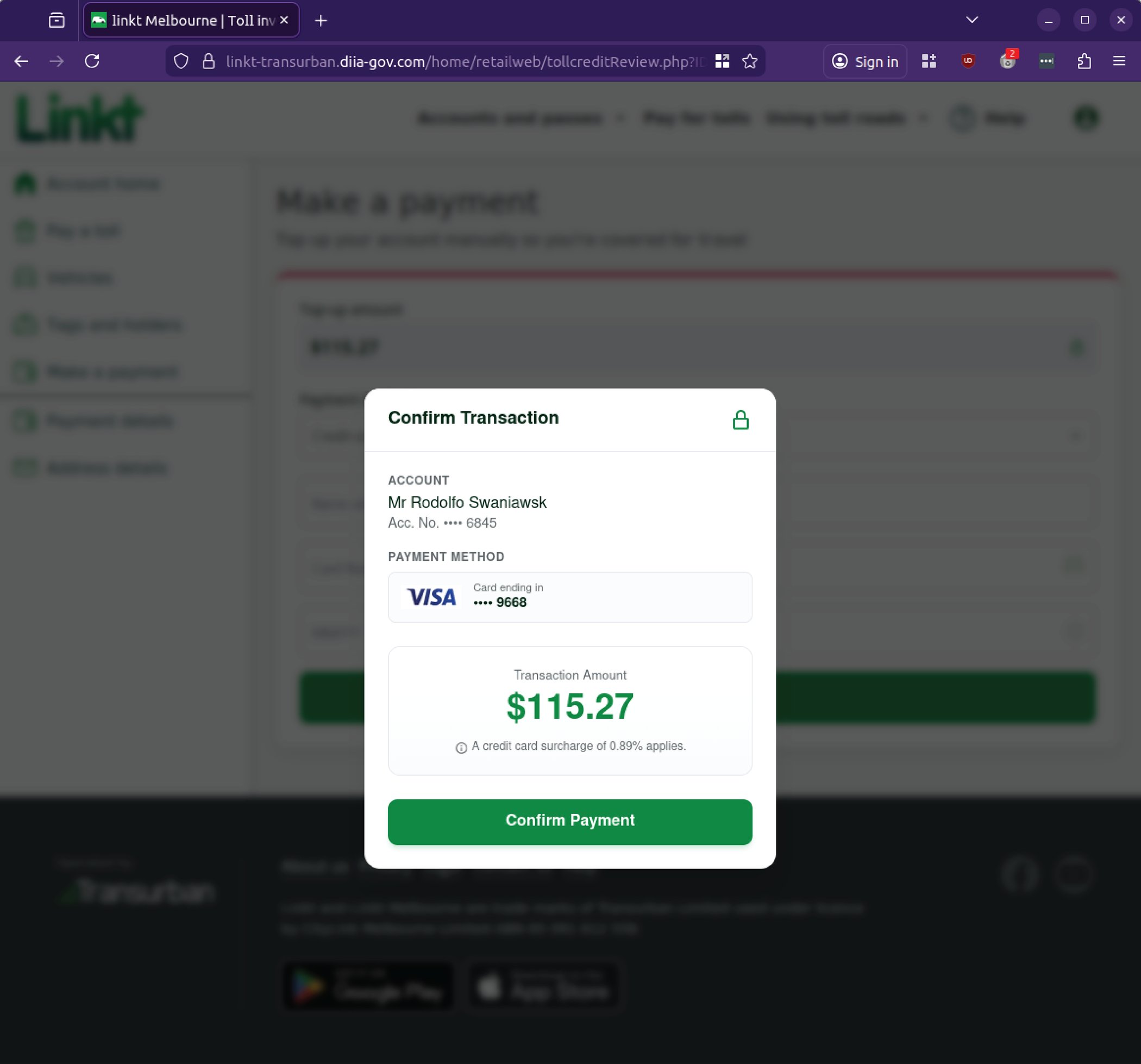 Linkt Scam Tricks Users with Fake Toll Payment Alerts