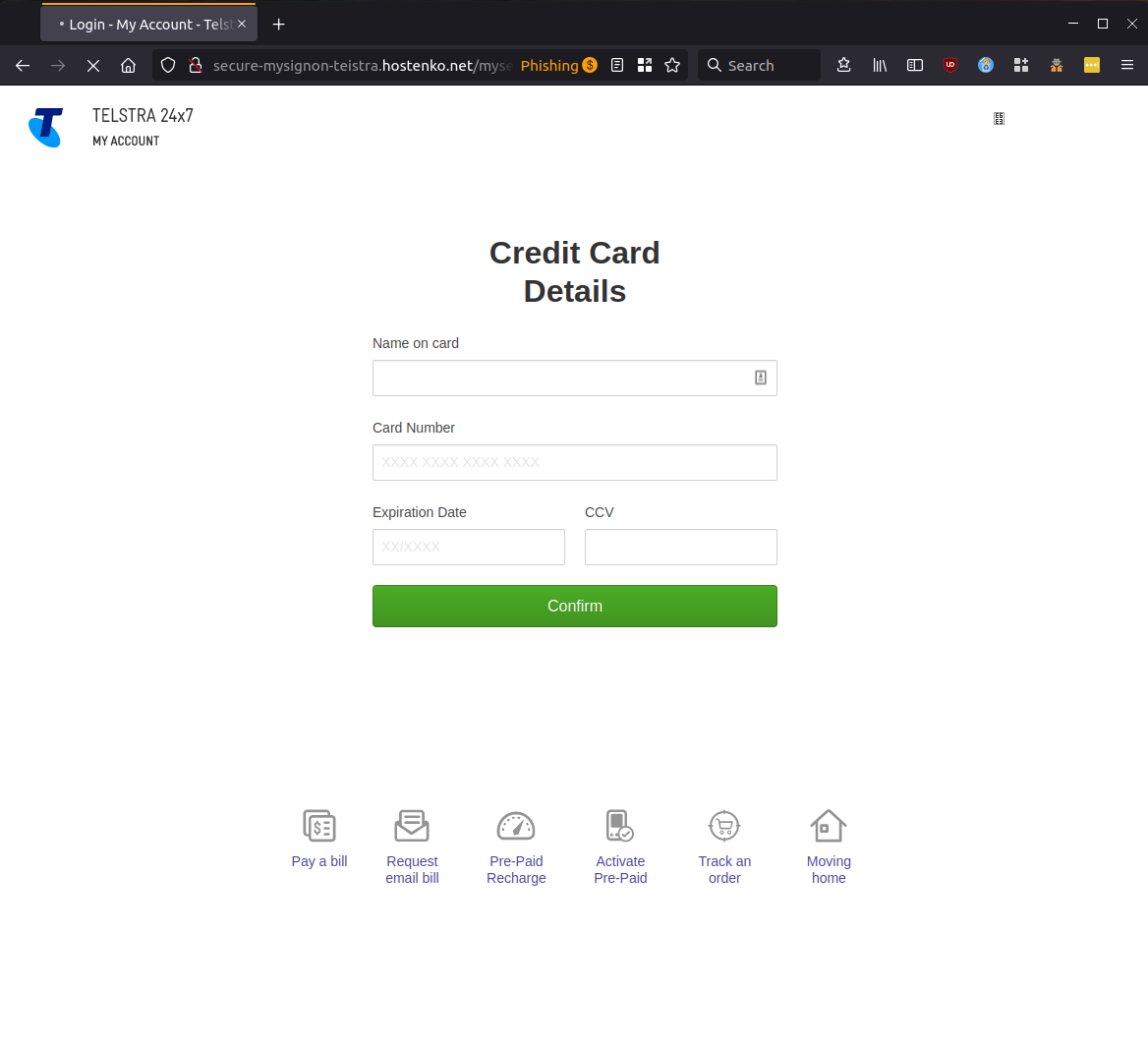 Telstra Mimicked Again in New Phishing Scam