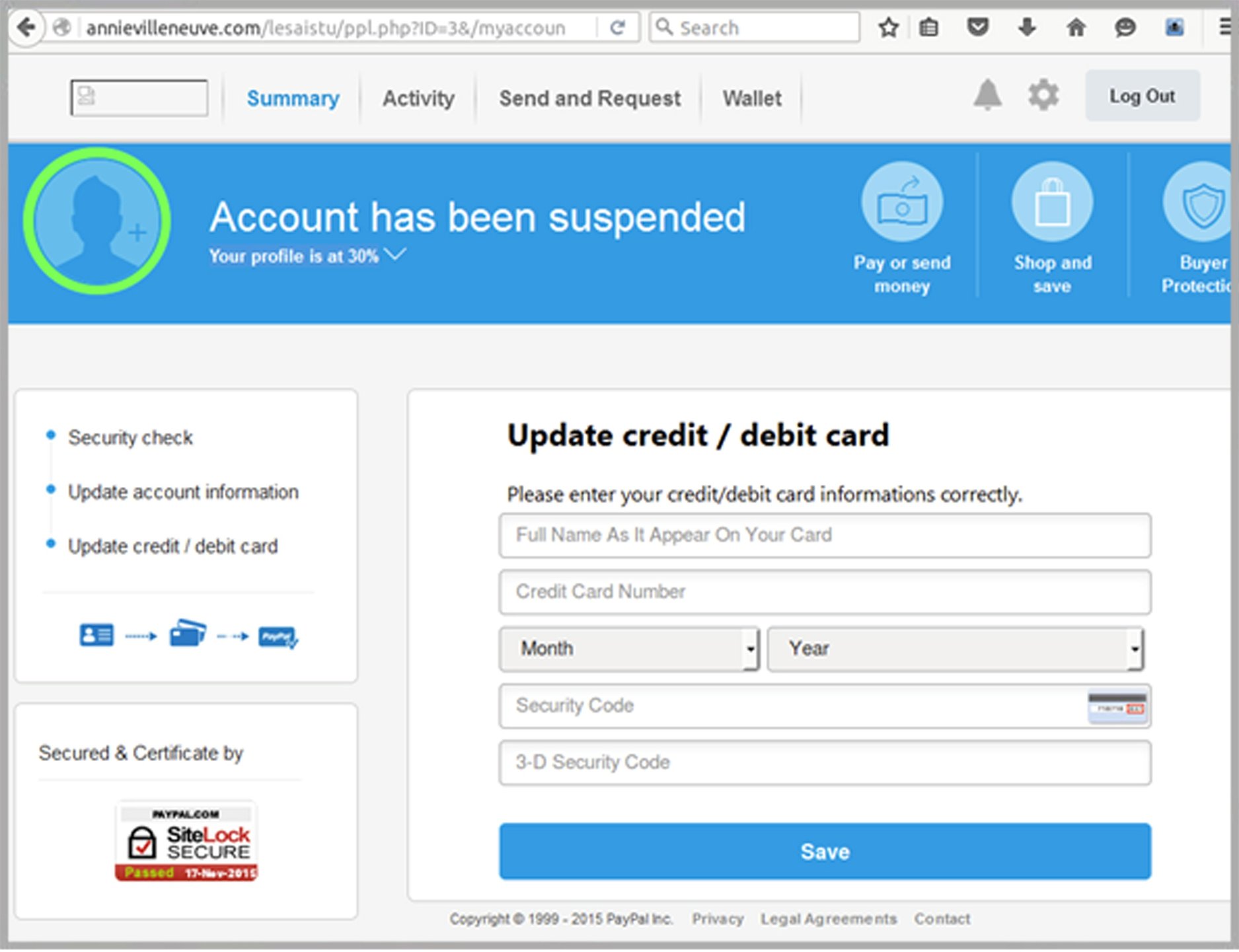 Breaking: Realistic phishing scam again preys on PayPal users