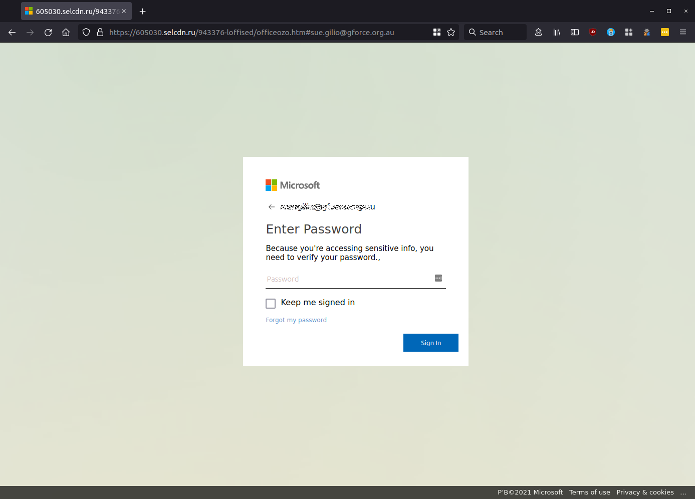 Be Alert for a Microsoft Update Email Scam