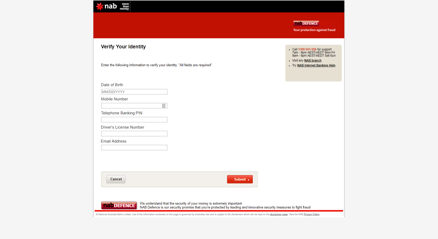 Phishing email spoofing NAB informs users of supposed ‘unexpected sign ...