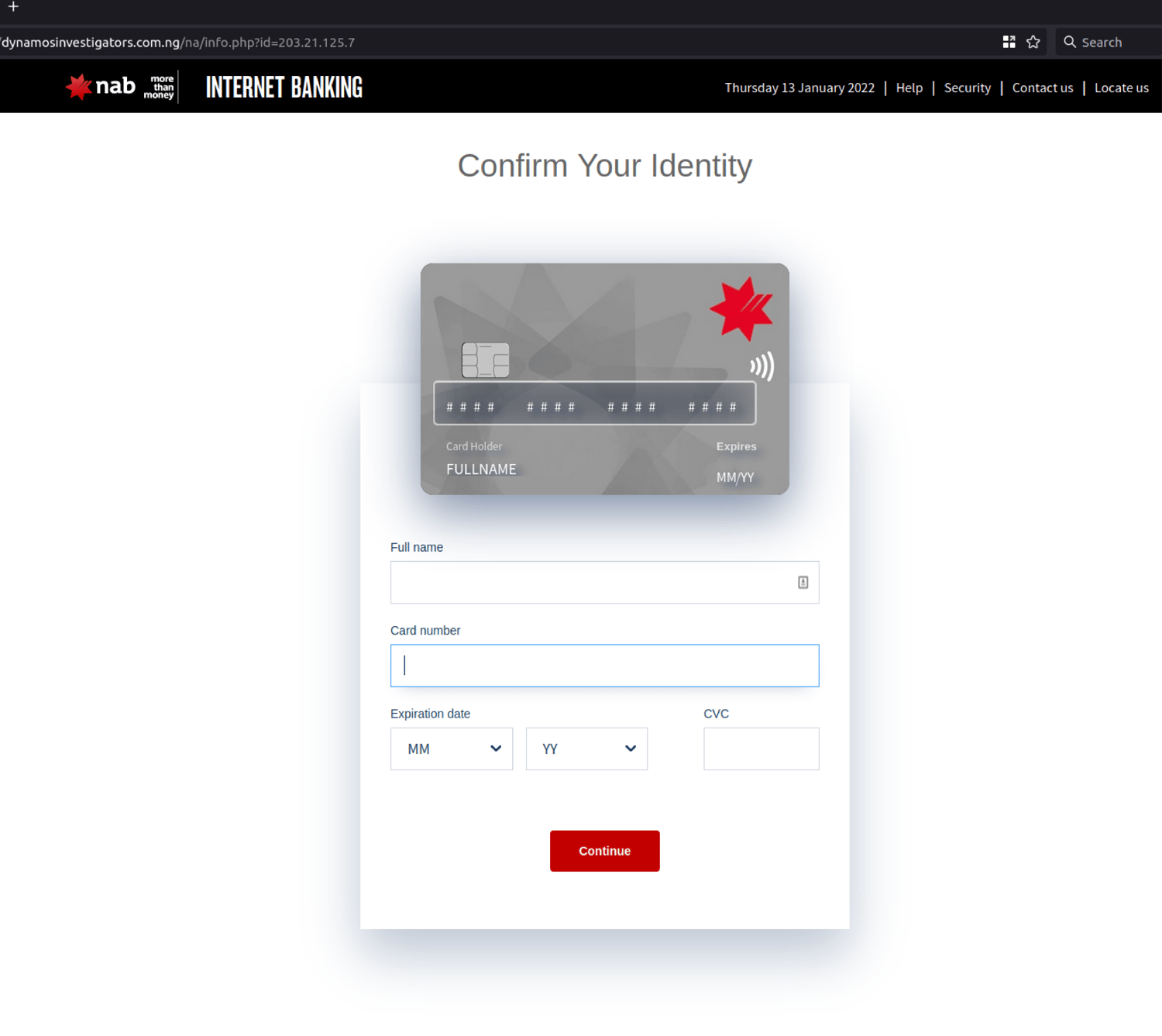 NAB Customers Targeted in new Phishing Email Scam