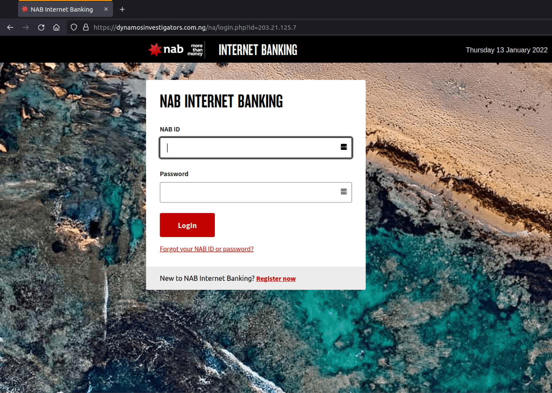 NAB Customers Targeted in new Phishing Email Scam