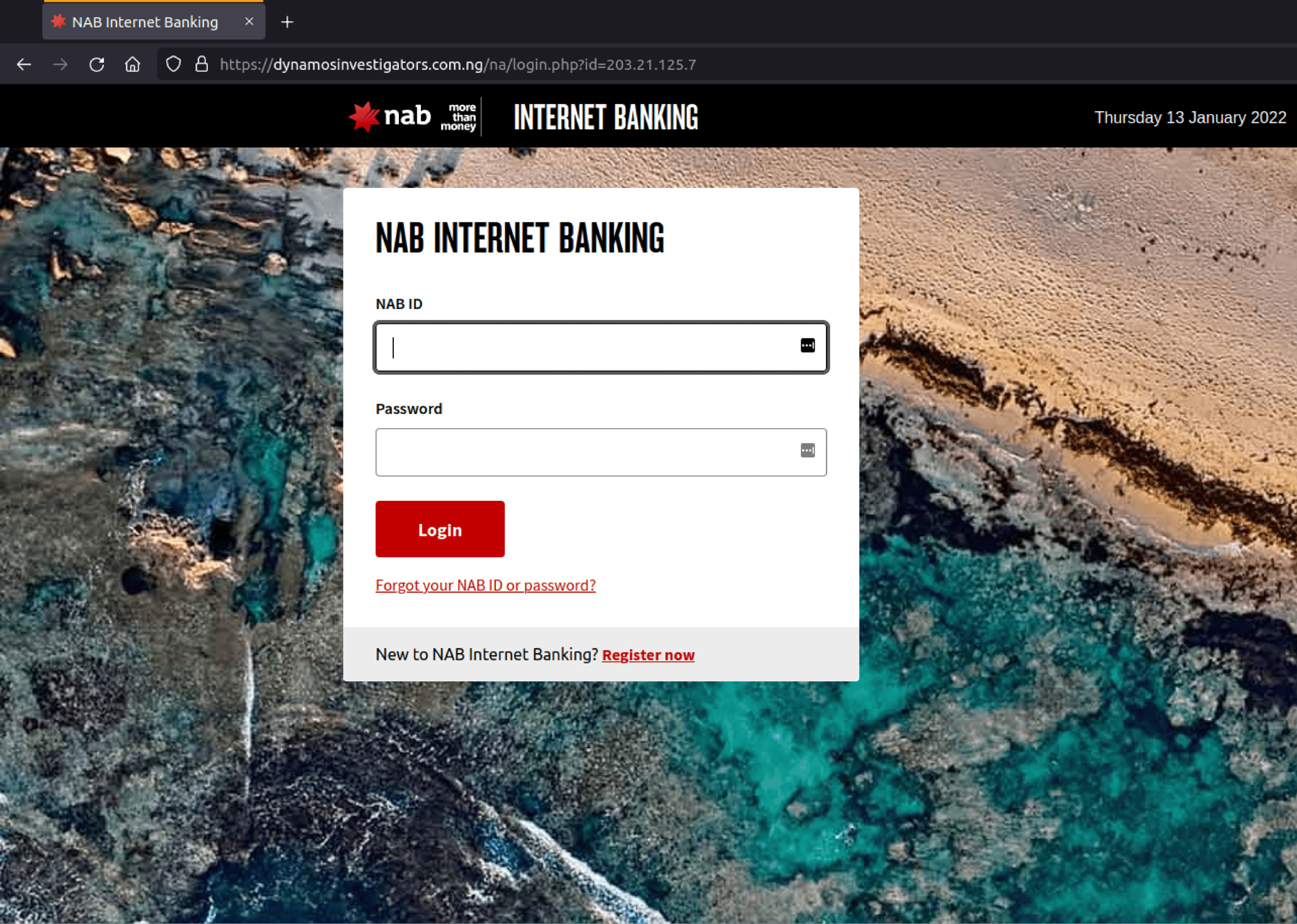 NAB Customers Targeted in new Phishing Email Scam