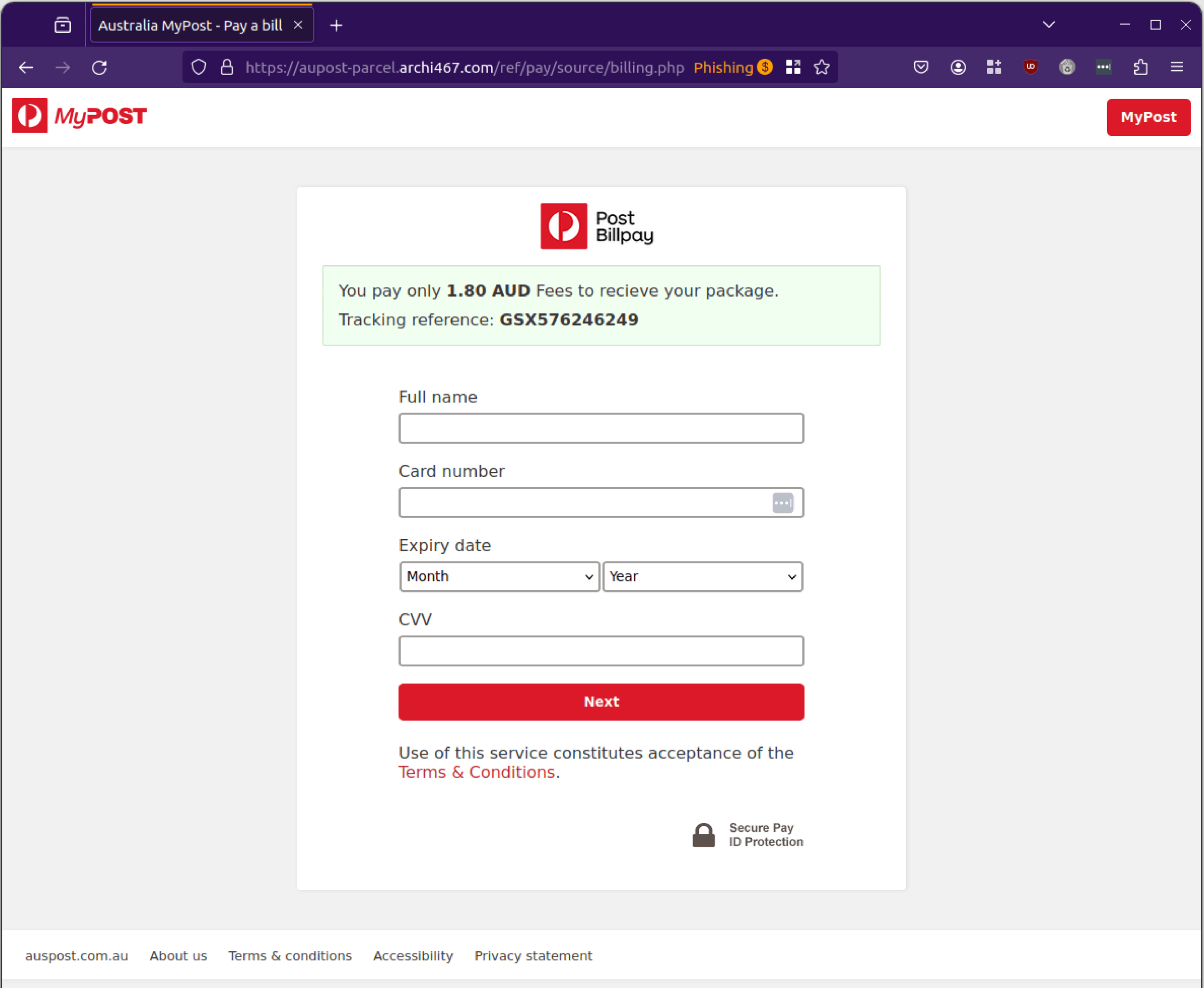 Australia Post Email Scam – Check Twice Before Clicking That Link