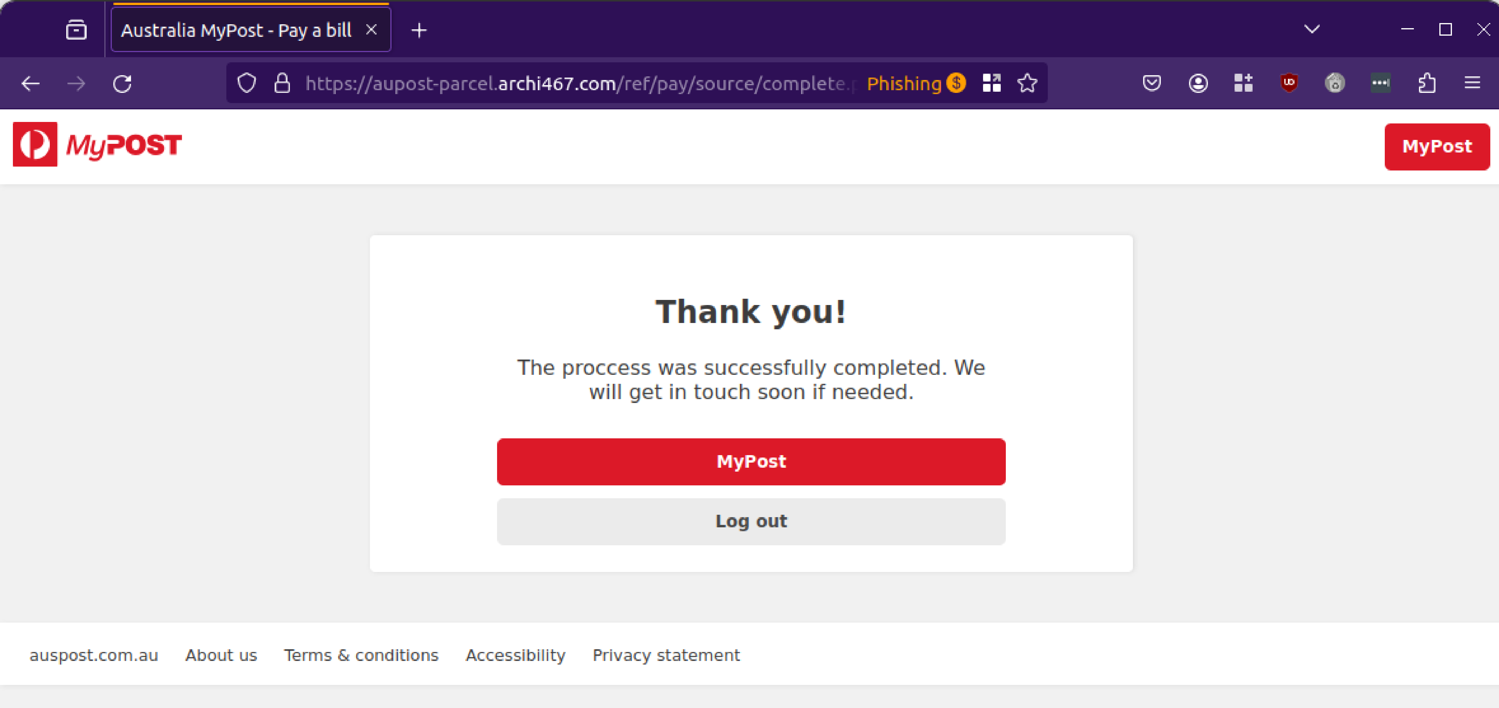 Australia Post Email Scam – Check Twice Before Clicking That Link
