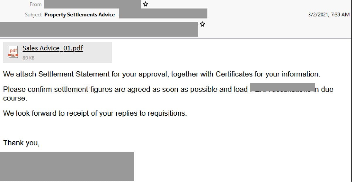 Phishing email scam sent from compromised account leads to fake ...