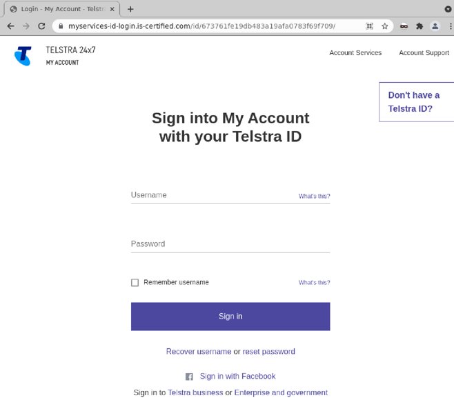 Telstra phishing email scam – “Your contract has been cancelled”