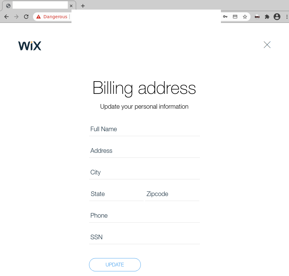 Watch out: Phishing email impersonating Wix claims your ‘payment method ...