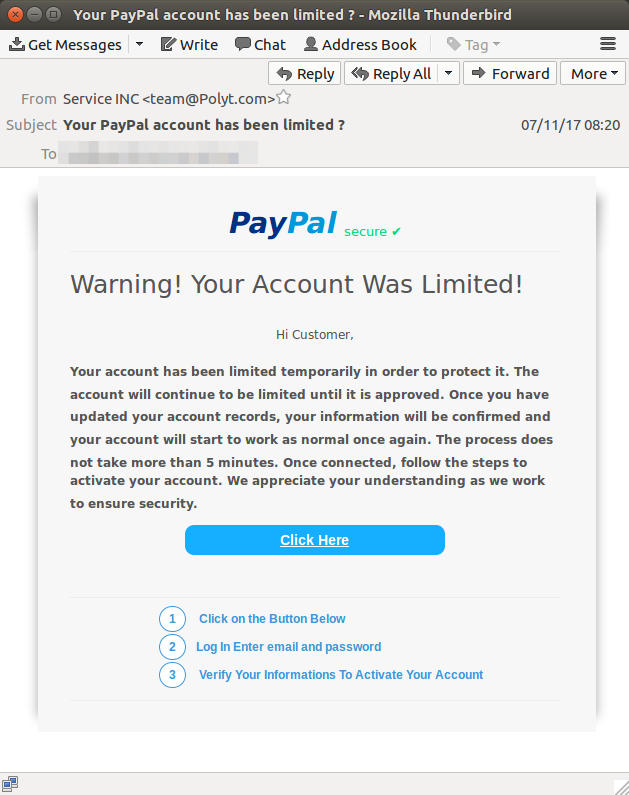 PayPal Brandjacked in New Criminal Email Attack