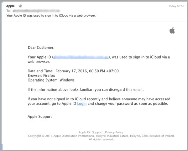 New sham Apple phishing scam bites