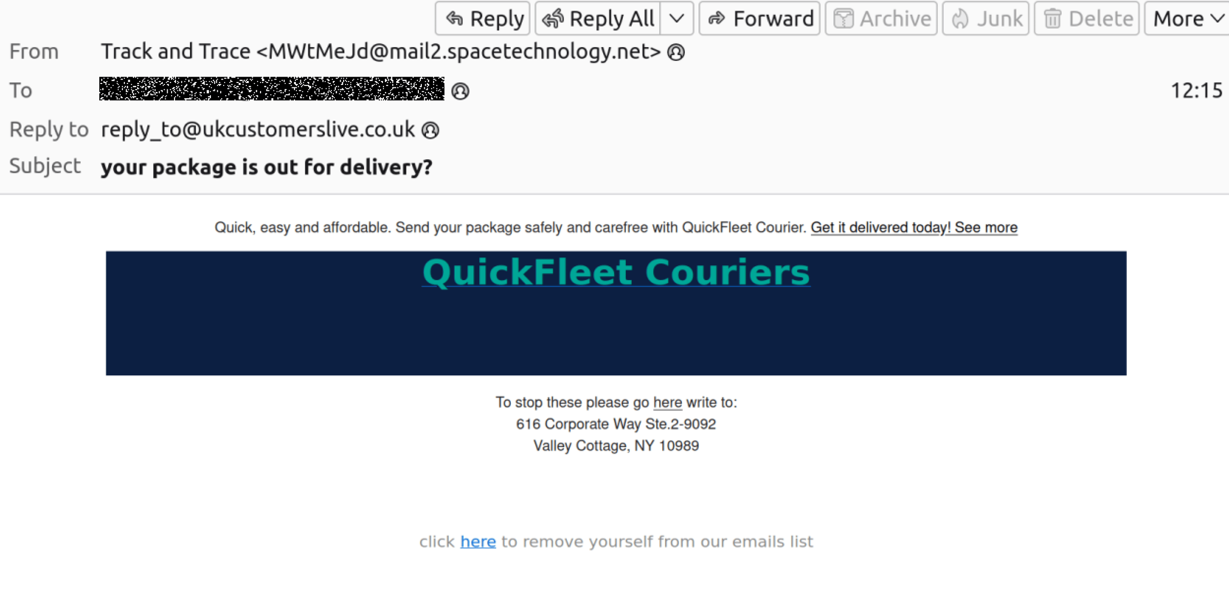 Shifty shipment? Don’t click on that parcel scam
