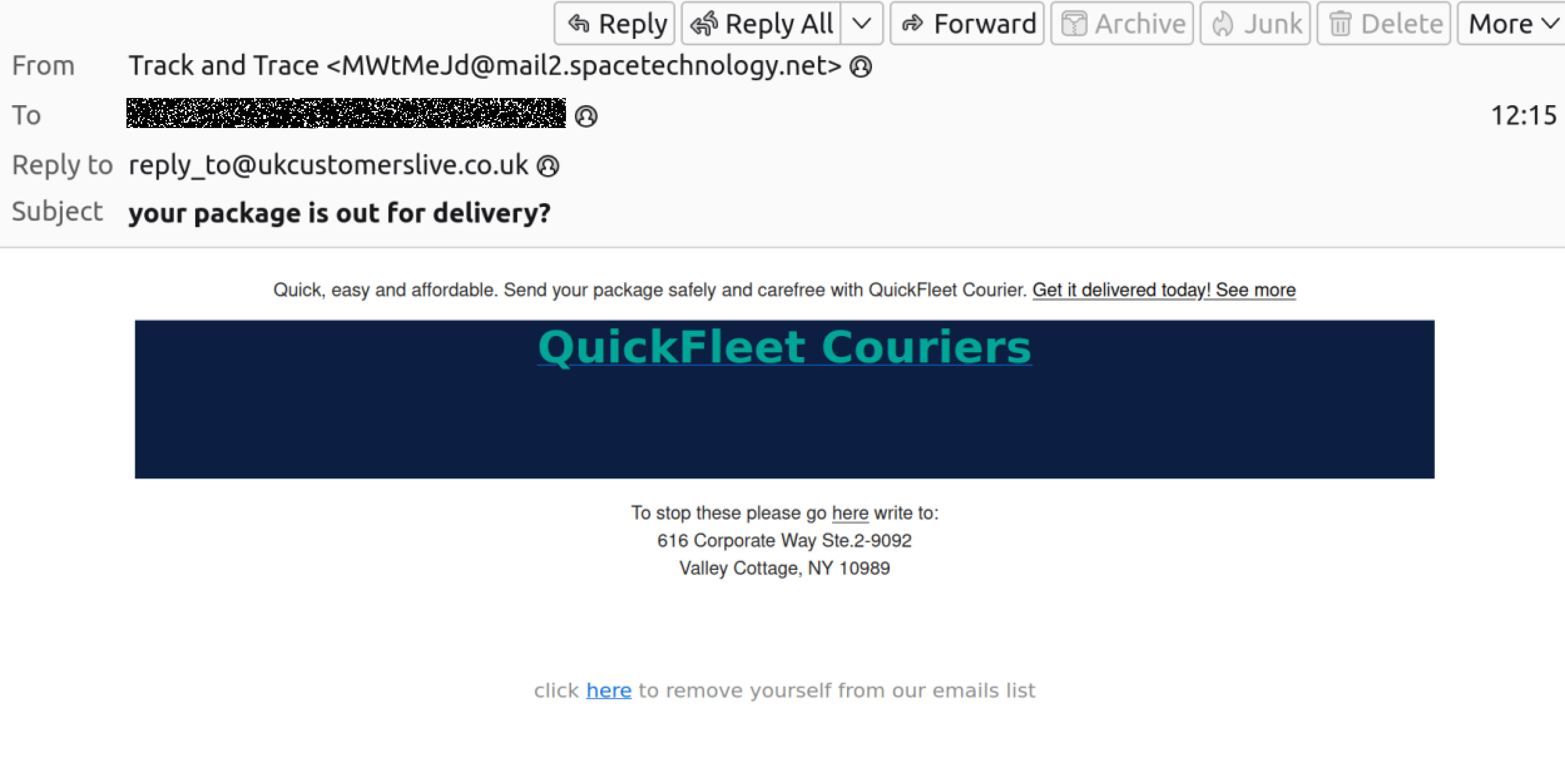 Shifty shipment? Don’t click on that parcel scam