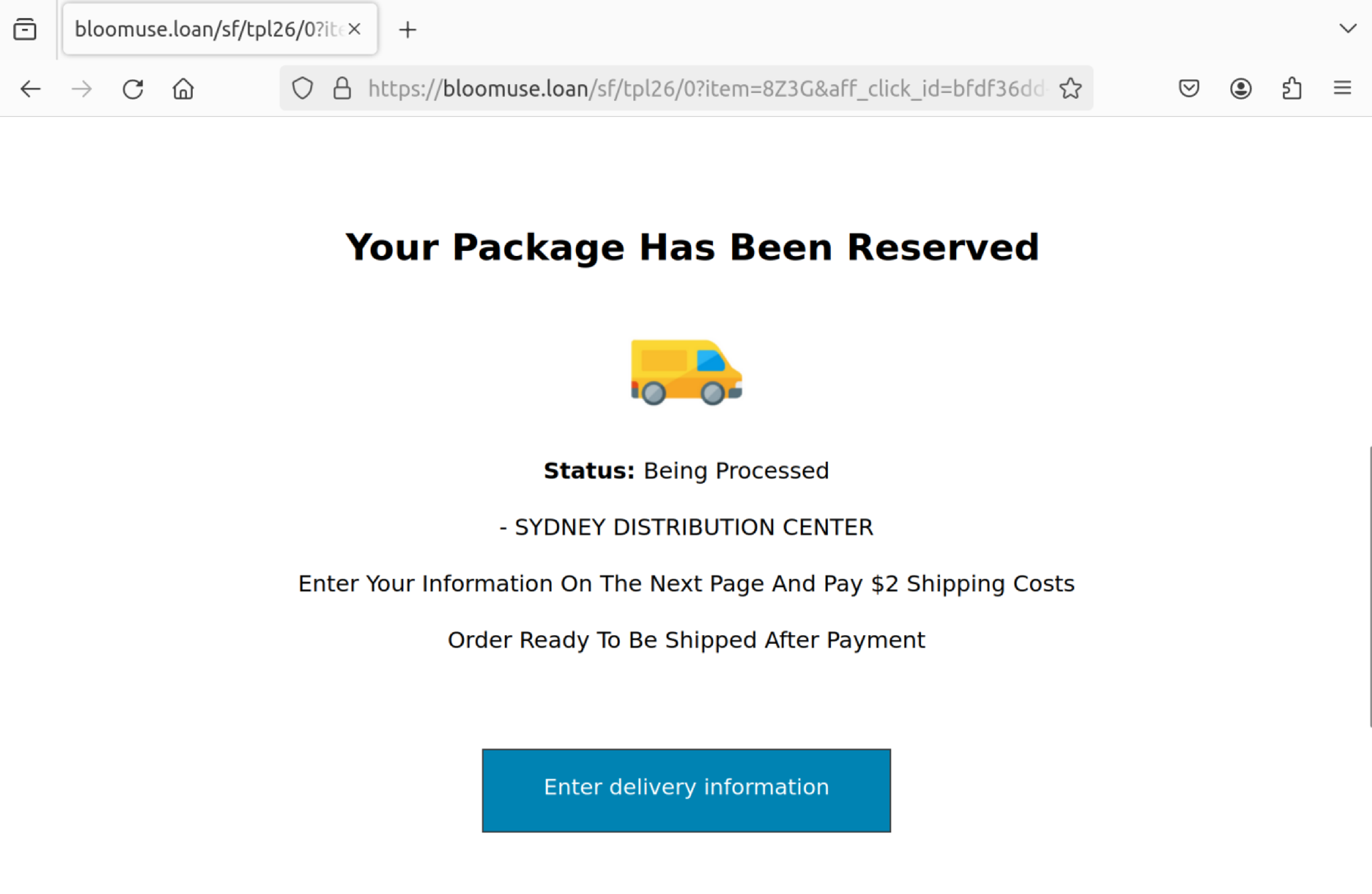 Shifty shipment? Don’t click on that parcel scam