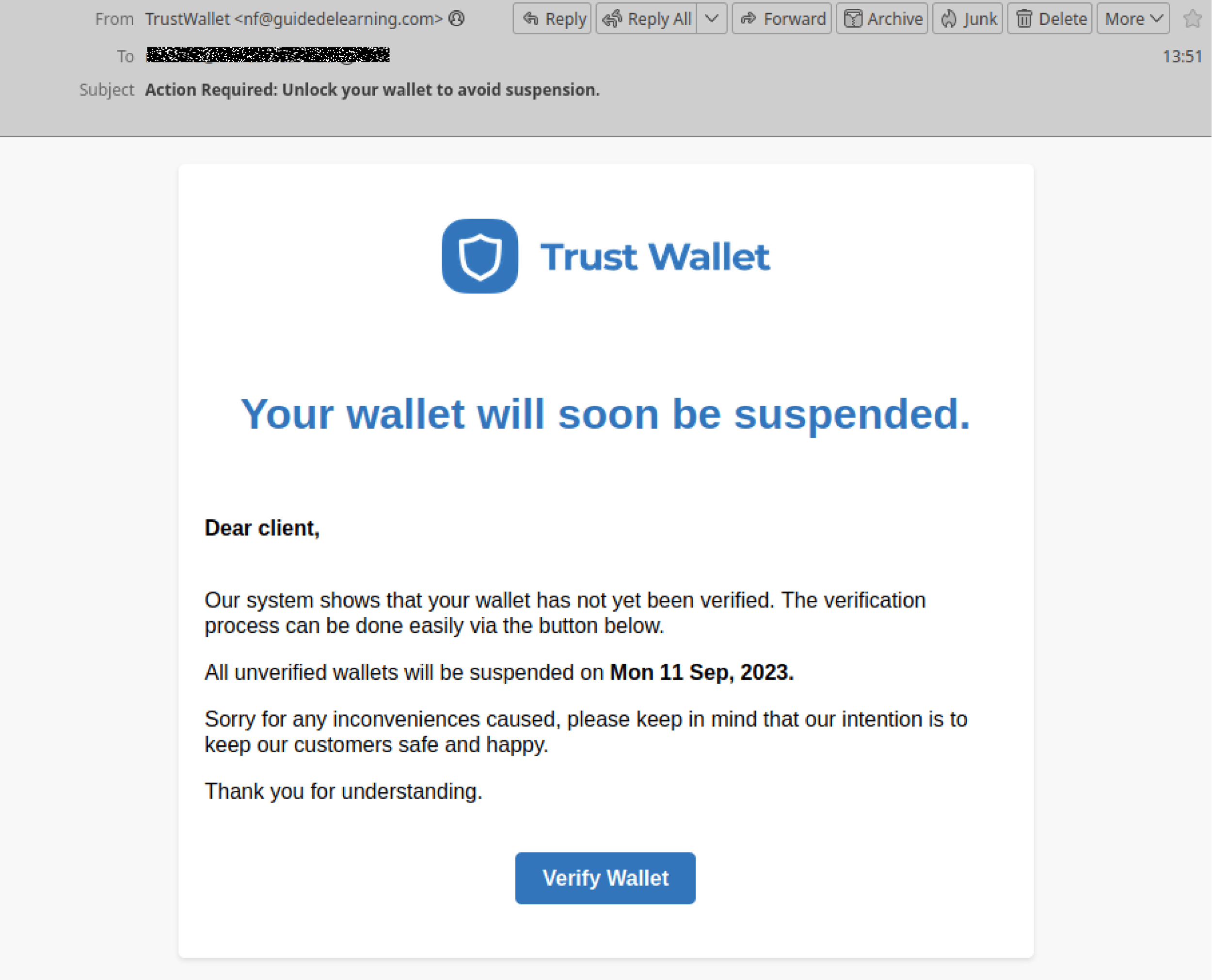 Lock Up Your Crypto: New Scam Targets Trust Wallets
