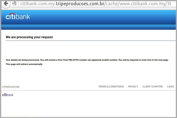 New fake Citibank phishing scam sees cyber criminals up their game