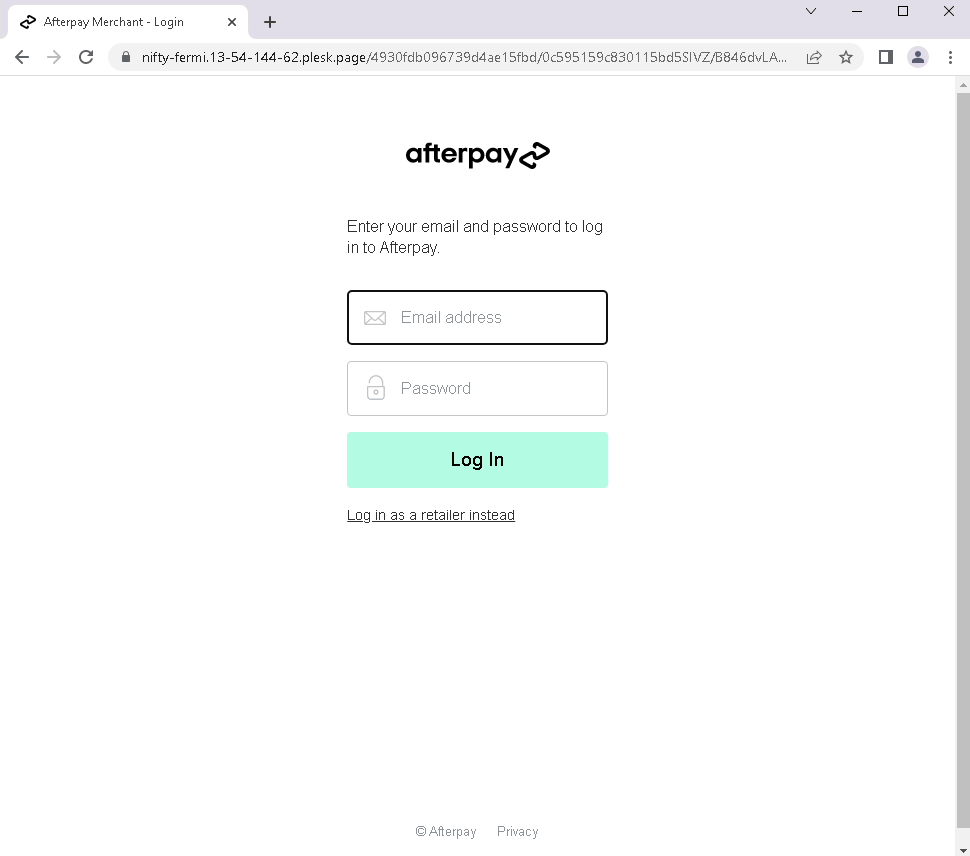 Afterpay Customers Warned Their Account is Restricted in Phishing Scam