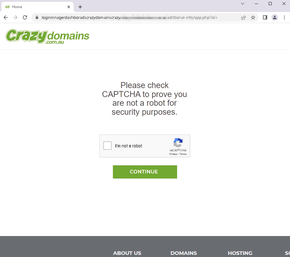 Crazy Domains Email Phishing Scam Claims “Products are Due to Expire”