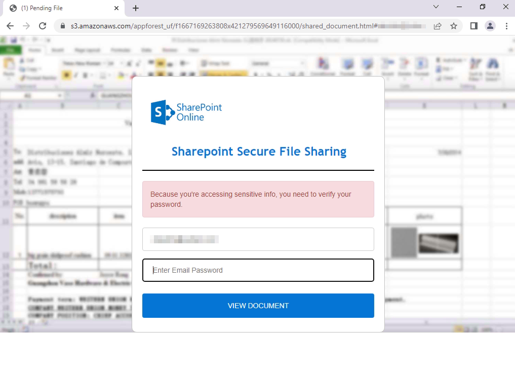 Employees sent “salary payment approval list” in SharePoint branded ...