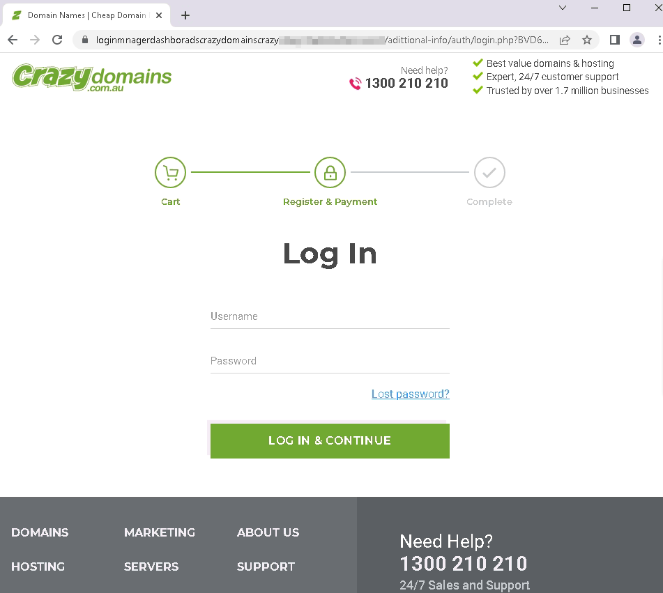 Crazy Domains Email Phishing Scam Claims “Products are Due to Expire”
