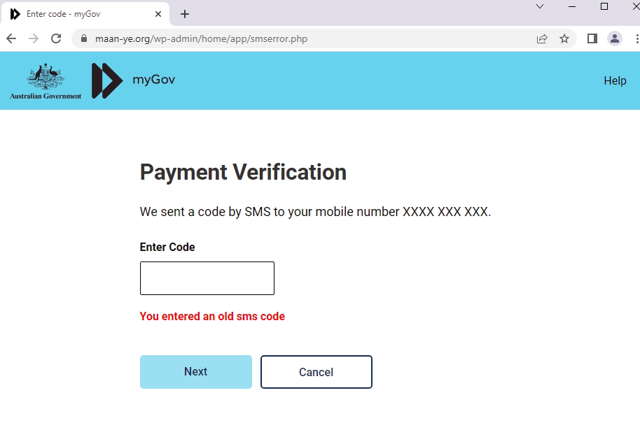 myGov Phishing Email Claims “A New Document is Available in Your Account”