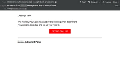 New Payroll Scam Aims to Steal Business Email Credentials