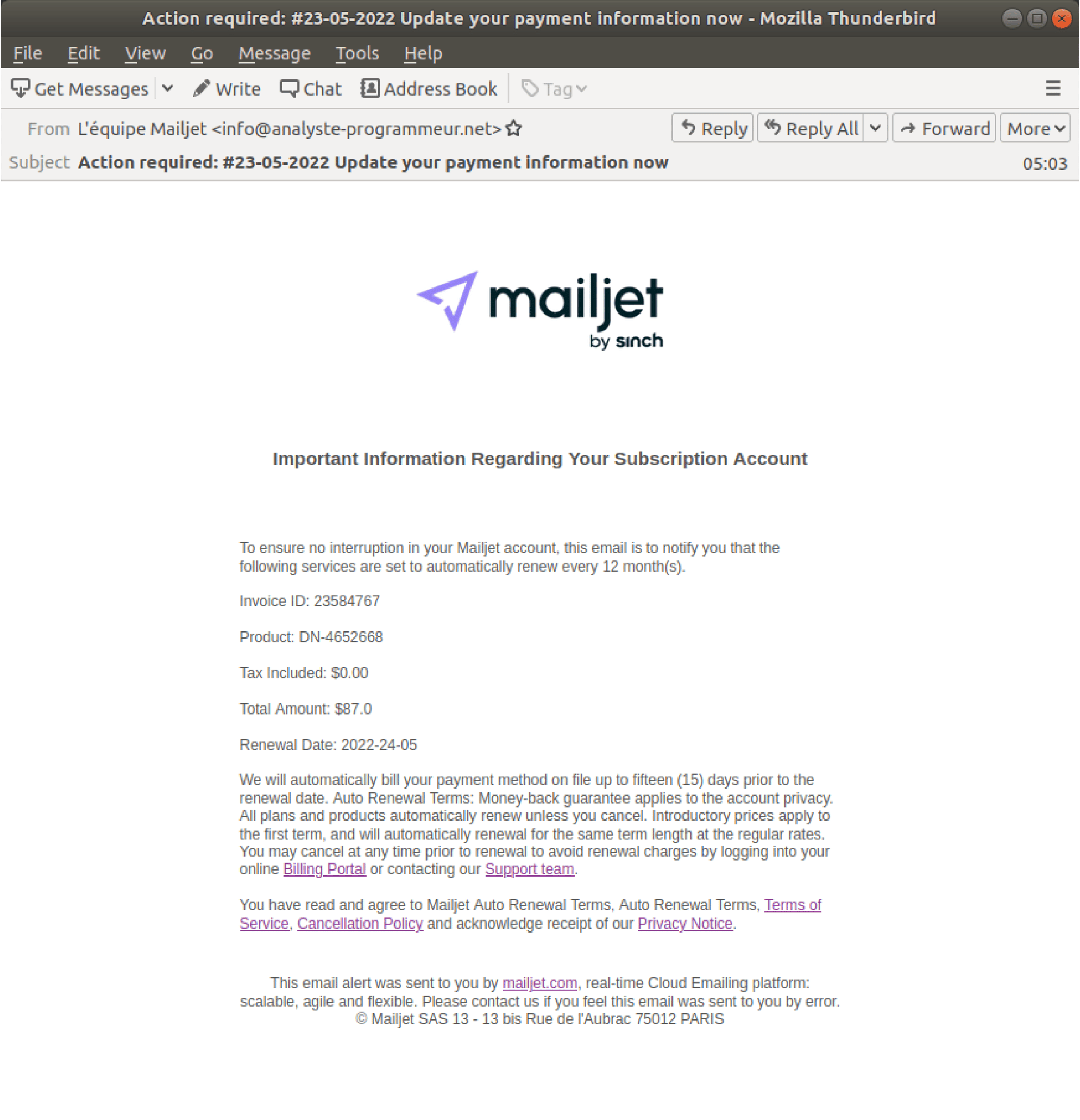 Mailjet Brandjacked in New Phishing Scam